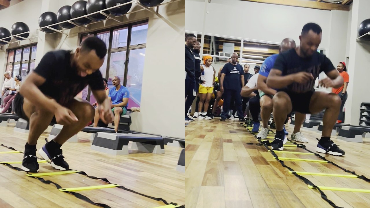 Man impressively outlasts his friends in tiring leg workout on three ...