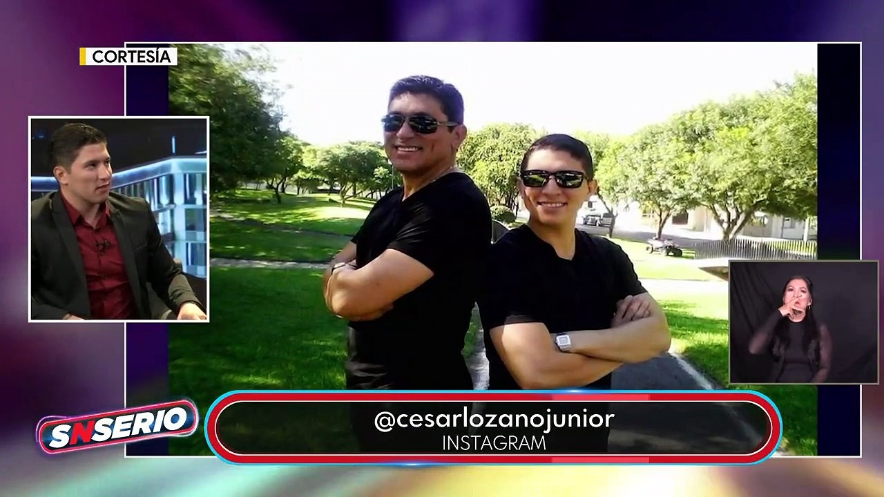 César Lozano y su hijo son como hermanos, y esta foto lo comprueba ...