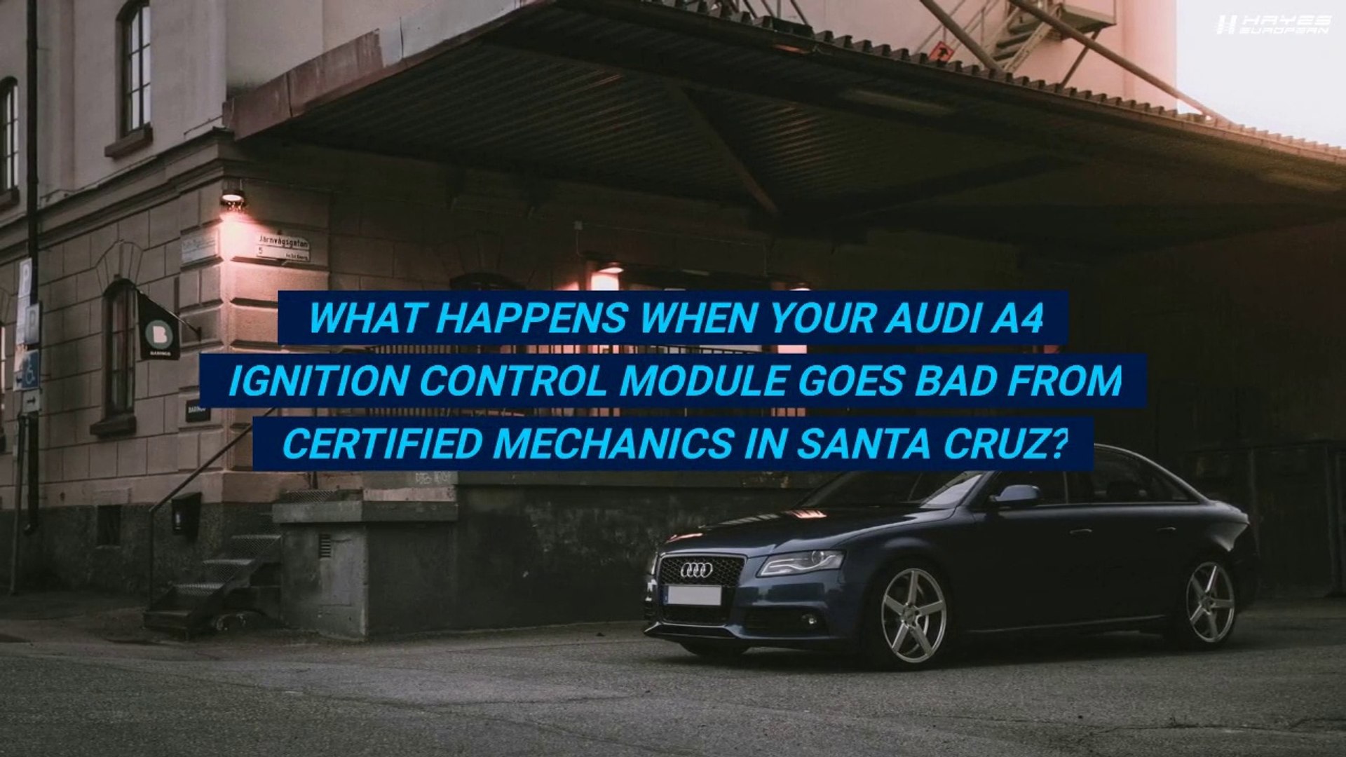 Audi A4 Ignition Coil Symptoms