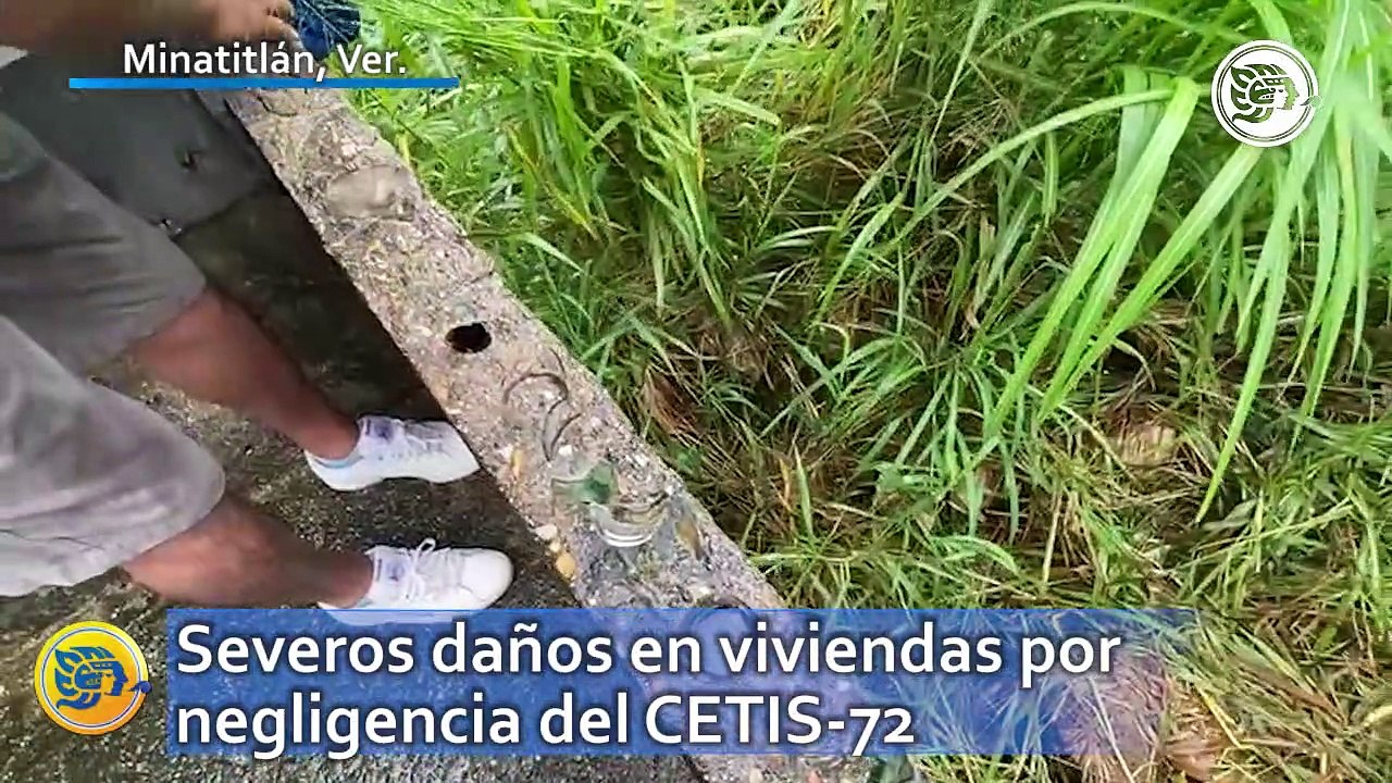 Severos daños en viviendas por negligencia del CETIS-72 - Vídeo Dailymotion