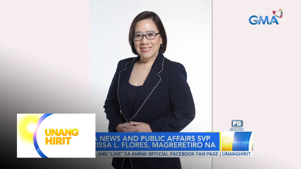 GMA News and Public Affairs Senior Vice President Marissa L. Flores ...