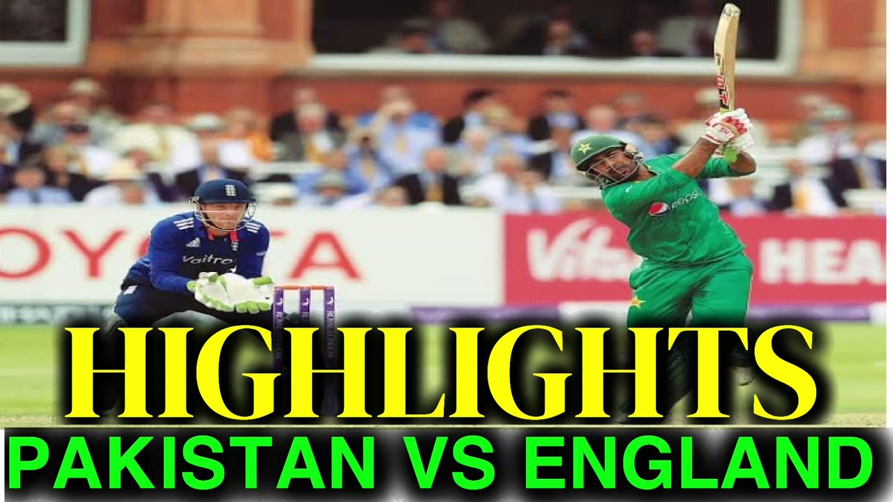 Pakistan Vs England || ODI highlights || sarfaraz Ahmad 100 against ...
