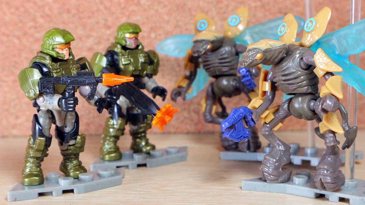 Mega Construx HALO: UNSC Marine Defense || DOOM Construx Review - video ...