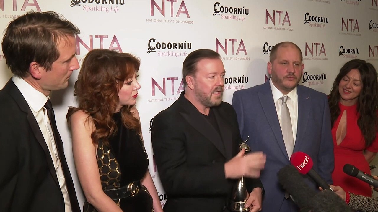 NTAs 2022: Best Comedy winners Ricky Gervais and After Life cast ...