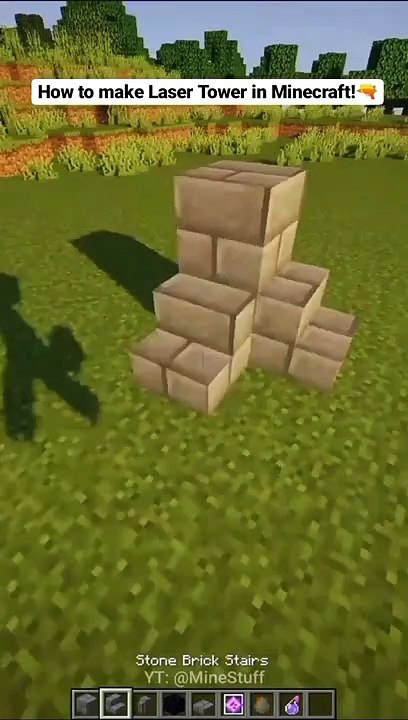 How To Make Laser Tower In Minecraft|Laser Tower In Minecraft - video ...