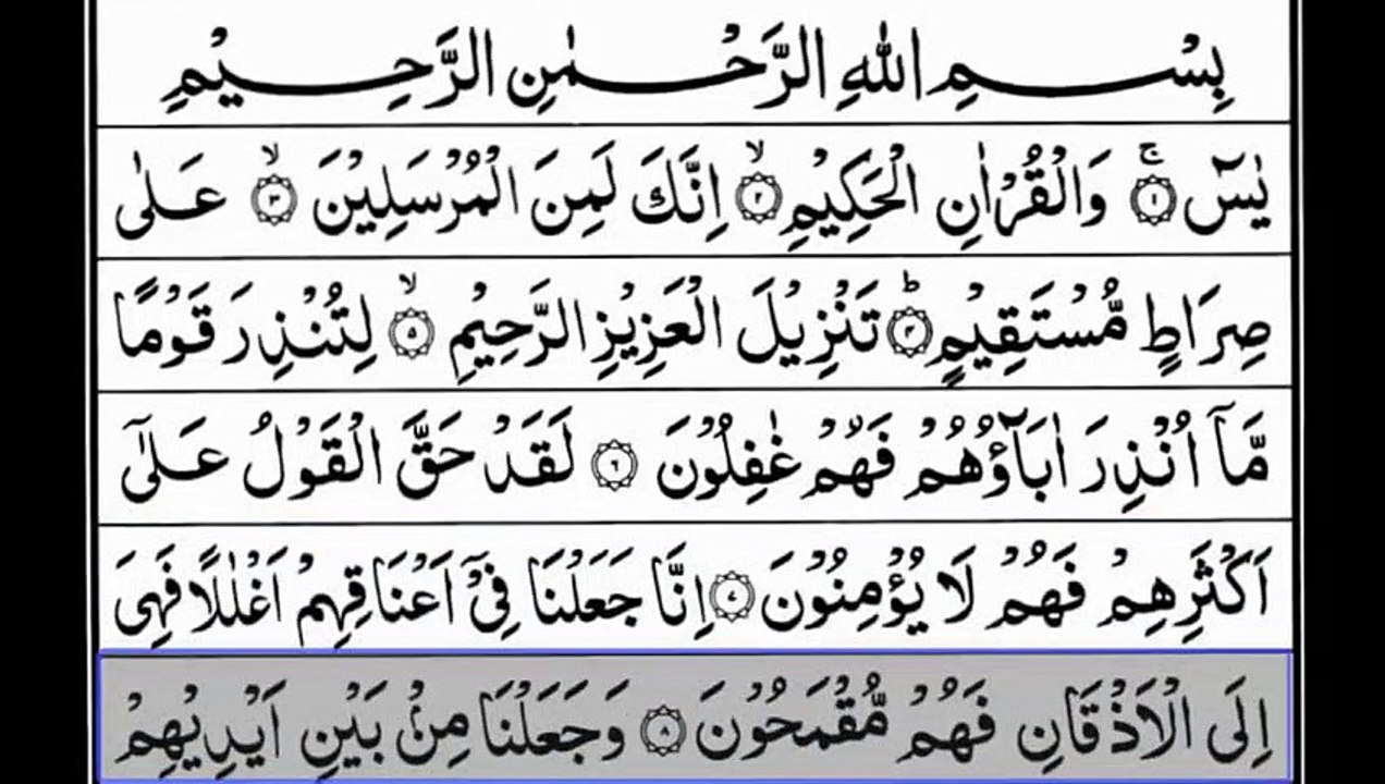 Yaseen Surah Full Yasin Translation - video Dailymotion