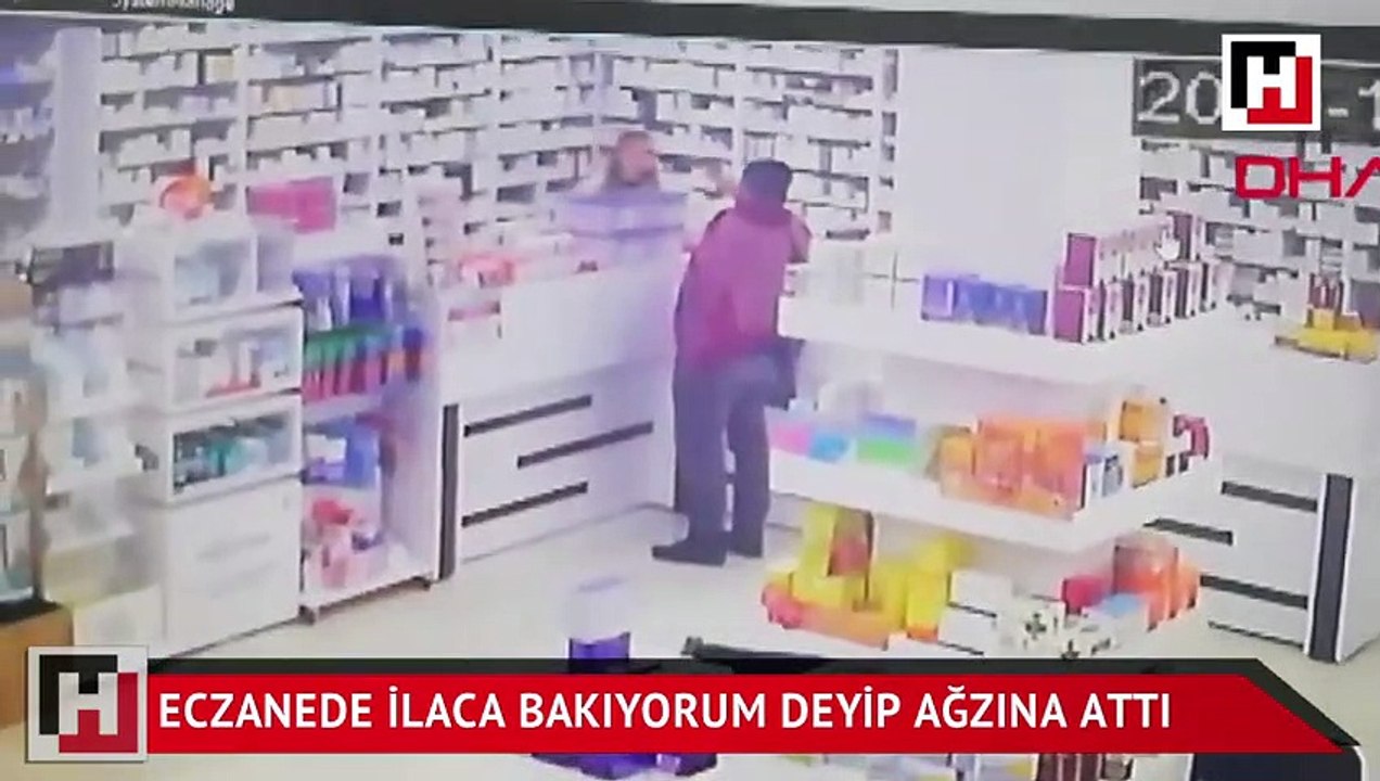 Eczanede şaşkına çeviren olay - Dailymotion Video
