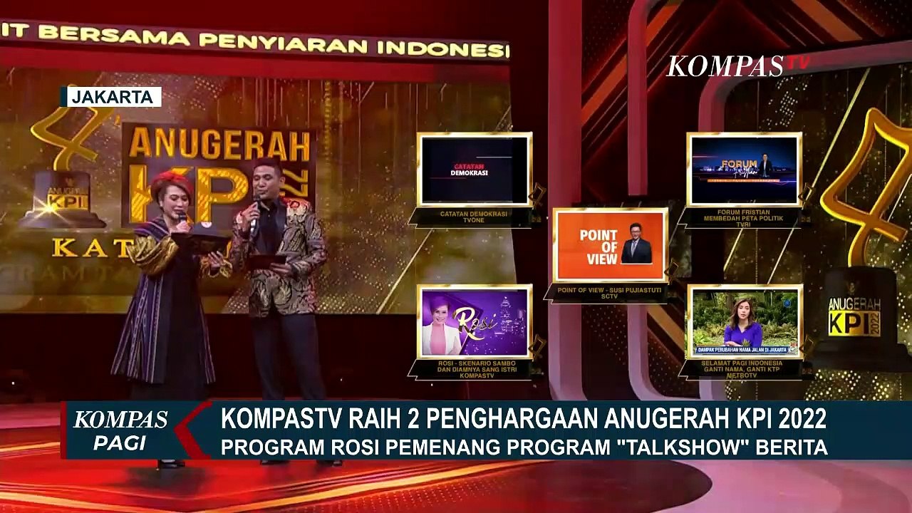 Program Rosi Kompas TV Sabet Penghargaan di Kategori Program Talkshow ...