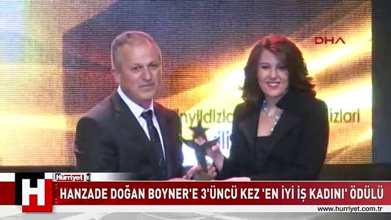 HANZADE DOĞAN BOYNER'E 3'ÜNCÜ KEZ 'EN İYİ İŞ KADINI' ÖDÜLÜ ...