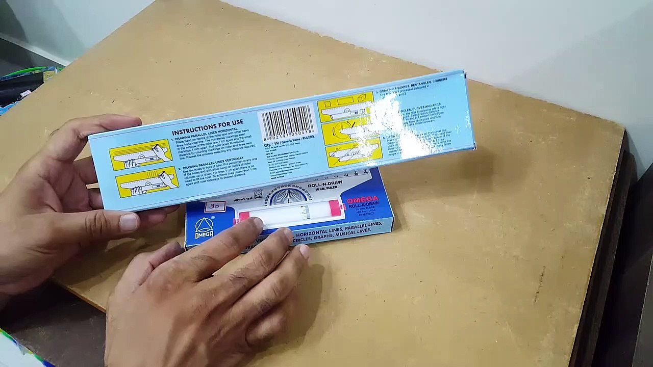 Unboxing and review of Omega ROLL-N-Draw, 15cm and 30 cm Ruler - video ...