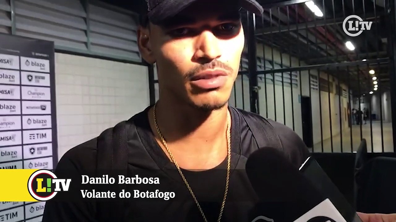 Danilo Barbosa falando que o Botafogo merecia vencer. - Vídeo Dailymotion