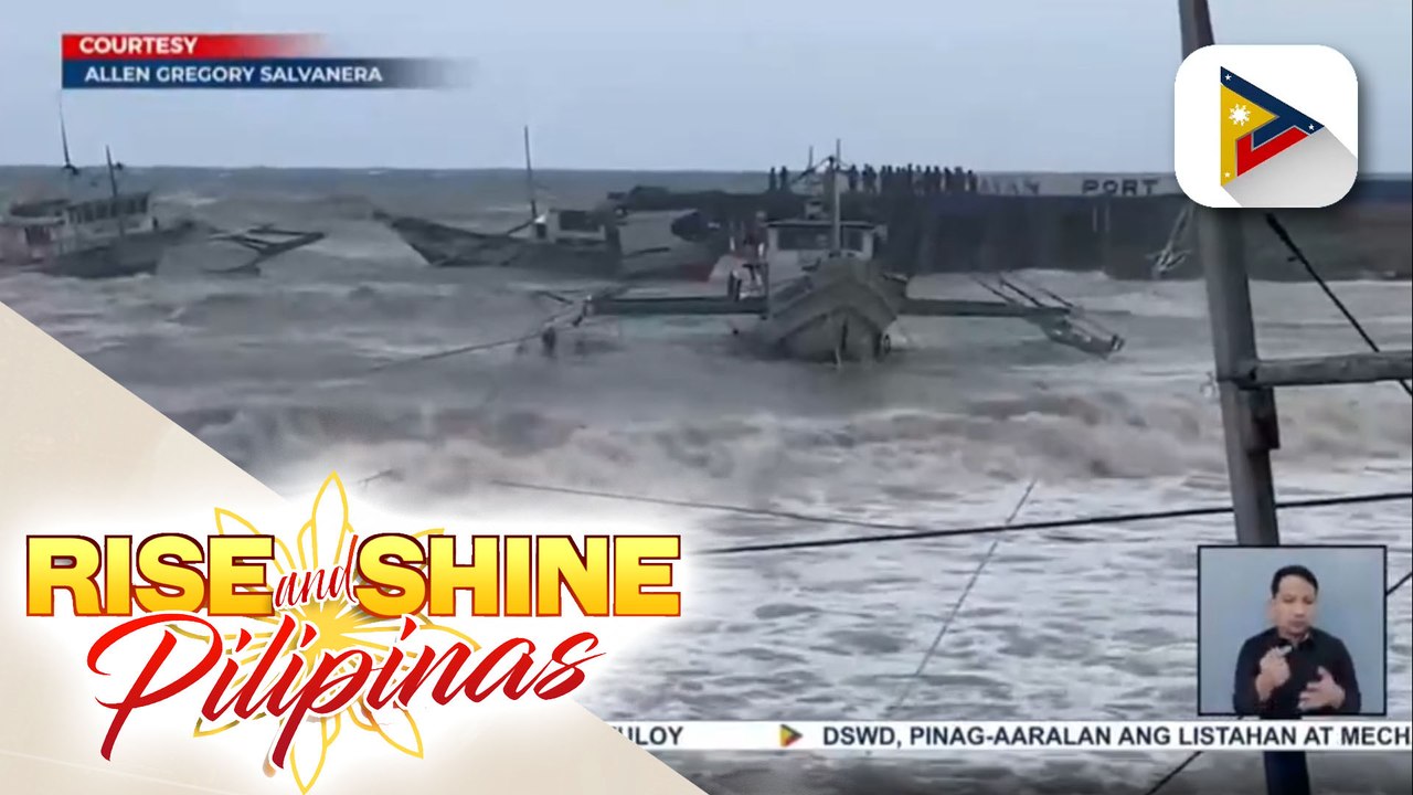 Bahagi ng Calayan Port, nasira dahil sa bagyong #NenengPH; Ilang bahagi ...