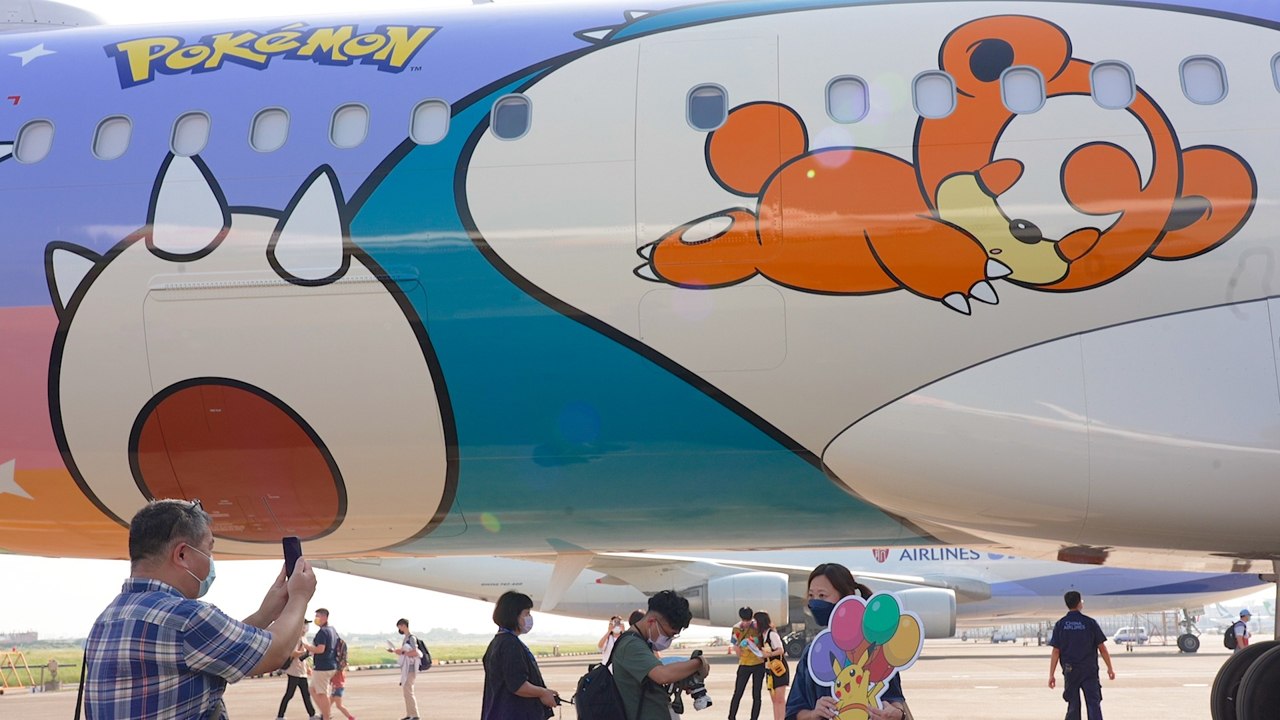 CAL Pokemon Plane Makes Last 'Flight to Nowhere' Before Taiwan's ...