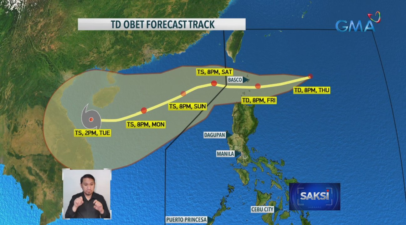 Paparating na Bagyong Obet, ramdam na sa Cagayan | Saksi - video ...