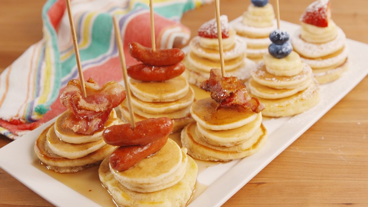 Mini Pancake Stacks - video Dailymotion