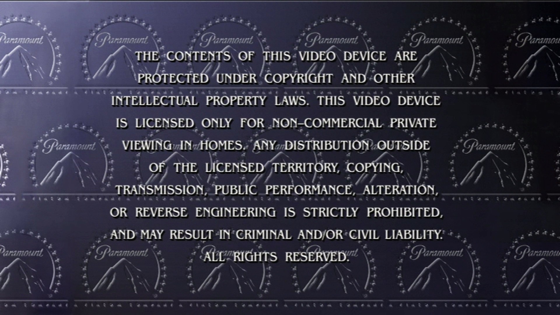Paramount Dvd Reversed