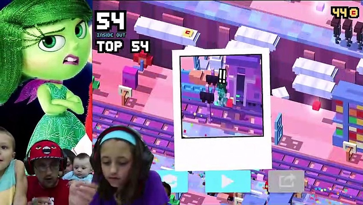 FGTEEV plays DISNEY CROSSY ROAD #9 _ ANGRY BIRDS ACTION + MARVEL ...