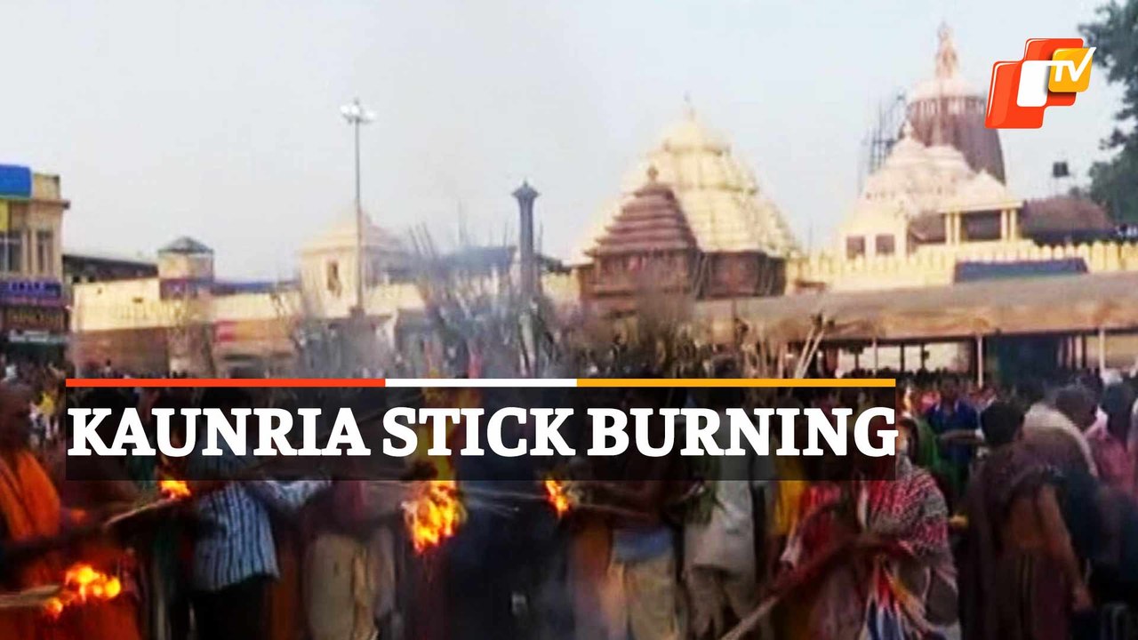 Devotees Burn Kaunria Sticks On Diwali In Puri Rememberance Of ...