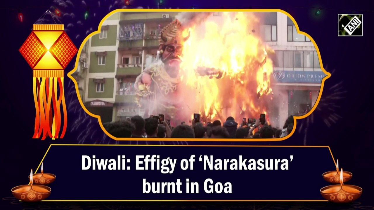 Diwali: Effigy of ‘Narakasura’ burnt in Goa - video Dailymotion