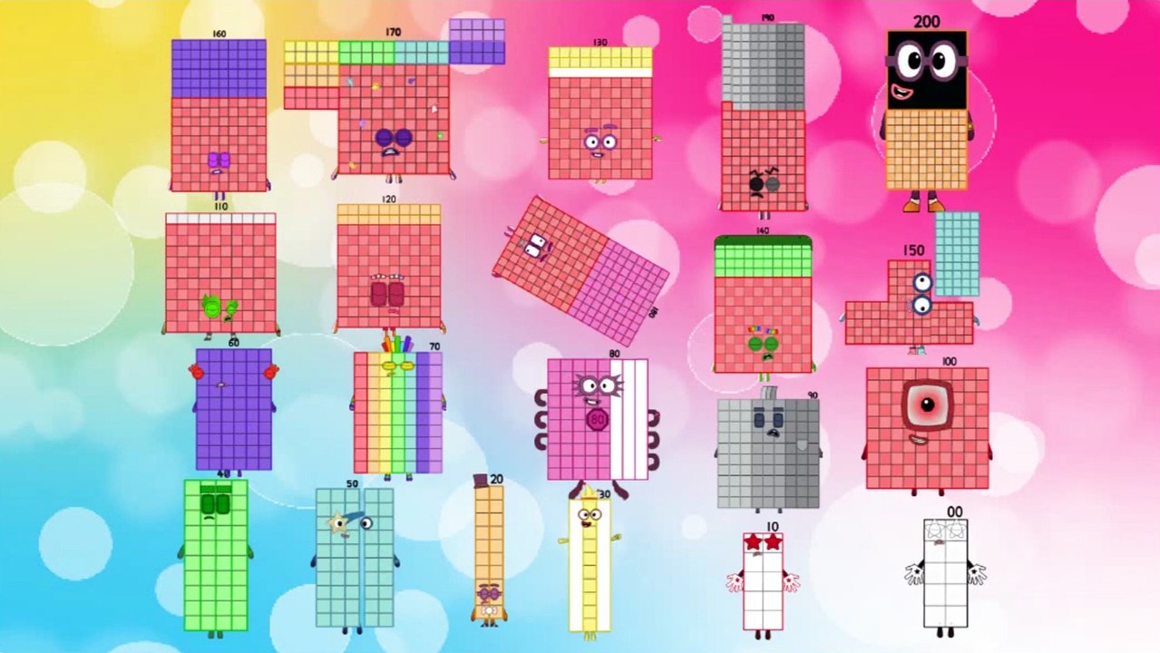 Numberblocks Band 10 to 200 - video Dailymotion
