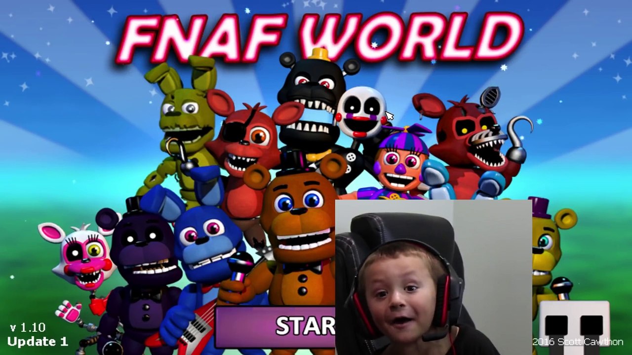Lets Play FNAF WORLD #5- Graveyard Gets Glitchy w_ FGTEEV Duddy & Chase ...