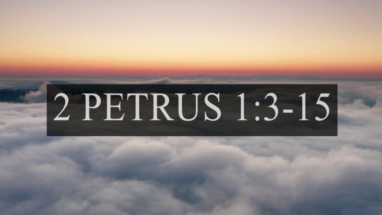 Ayat Alkitab : 2 Petrus 1:3-15 : PANGGILAN PENUH KUASA - Video Dailymotion
