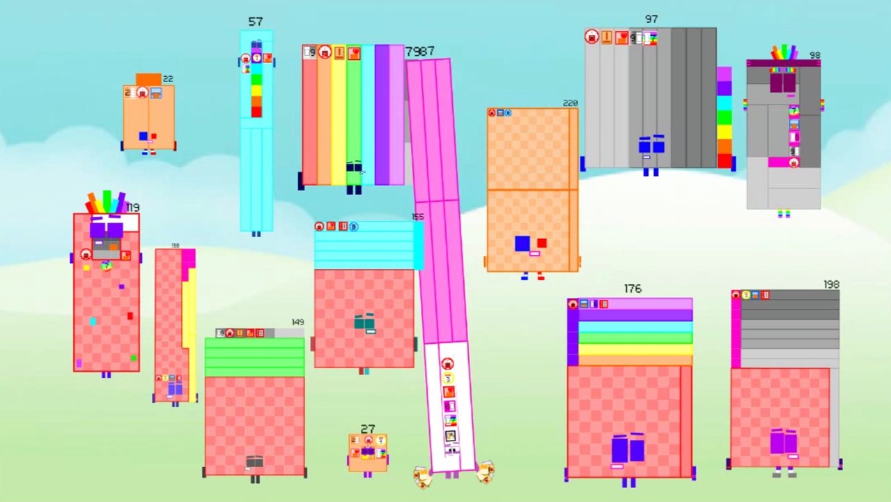 Numberblocks Band 22 to 198 To The Middle Ages - video Dailymotion