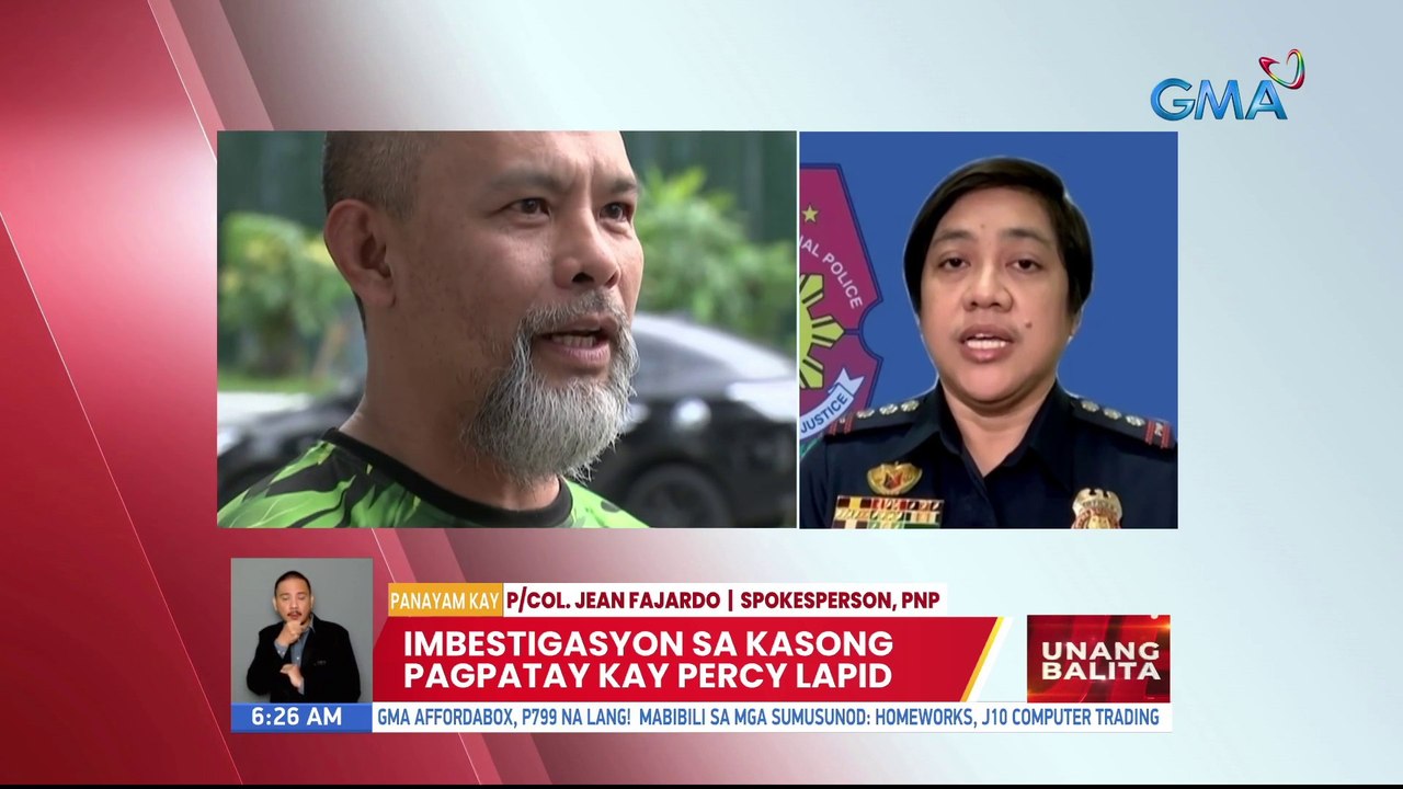 Panayam kay P/Col. Jean Fajardo, Spokesperson, PNP (October 27, 2022 ...