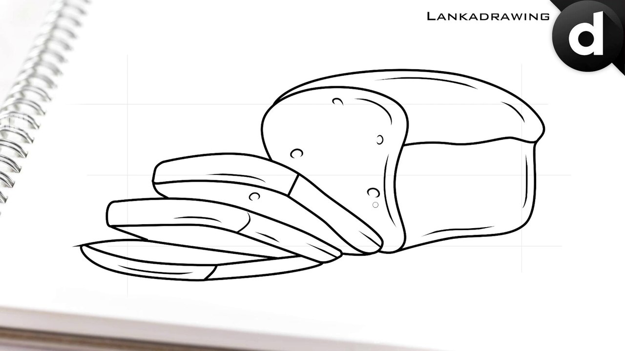 learn to draw simple slices of white bread - video Dailymotion