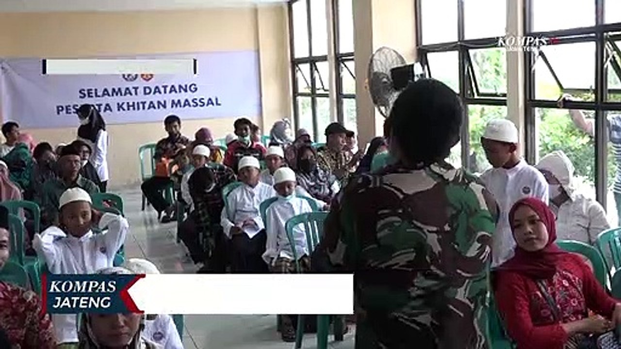 Sasaran Non Fisik TMMD, Puluhan Anak di Semarang Ikuti Sunat Massal - Video Dailymotion