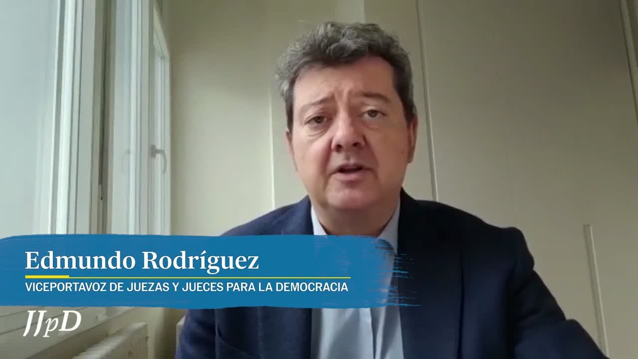 Edmundo Rodríguez, Viceportavoz de Juezas y Jueces para la Democracia ...