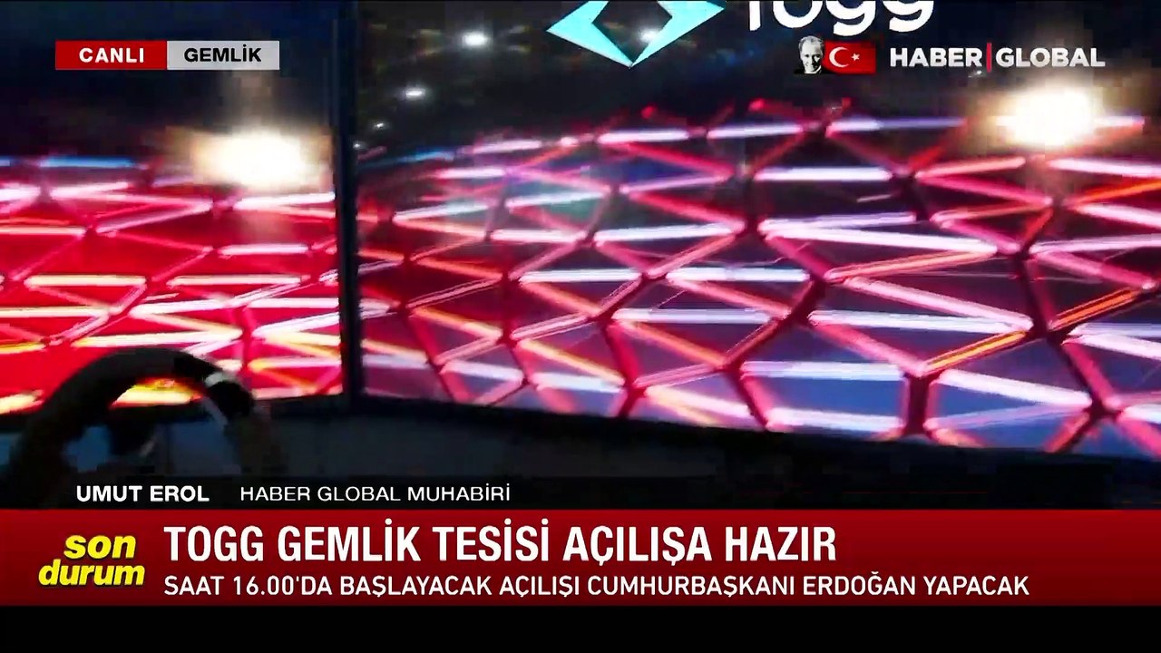 Haber Global Muhabiri Umut Erol, Togg'un simülasyonunu böyle kullandı ...