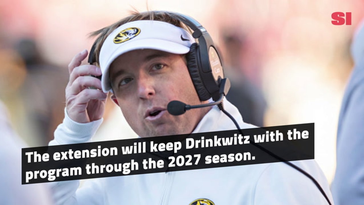Missouri Announces Contract Extension for Football Coach Eli Drinkwitz - video Dailymotion