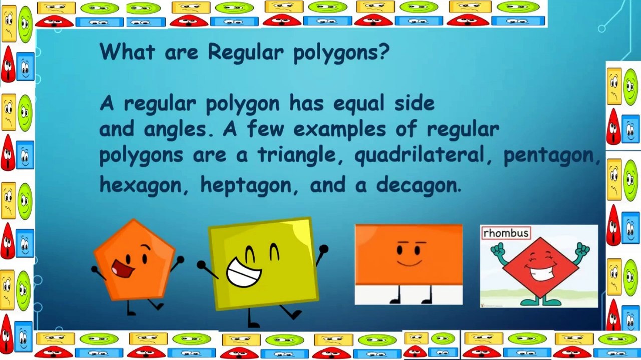 Regular & Irregular Polygons ll grade 4 - video Dailymotion