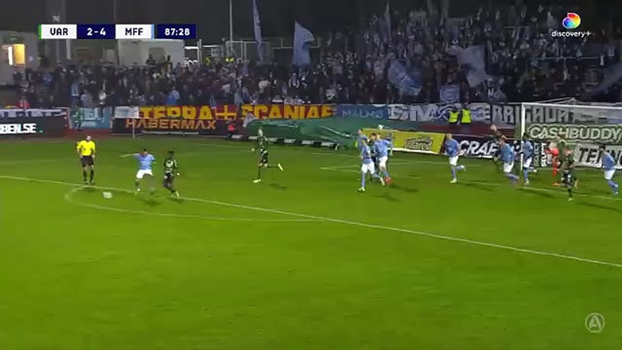 Mohamed Buya Turay får öppen gata och sätter dit 5-2-målet för MFF ...