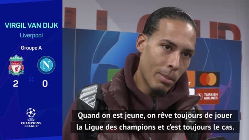 LDC : Liverpool - Napoli : Virgil van Dijk - "Nous avons le même appétit"