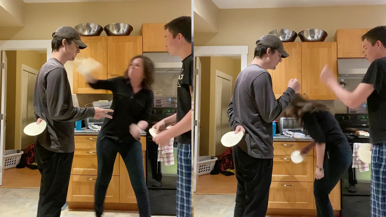 Tortilla Challenge - Making it acceptable to smack your kids! - video ...