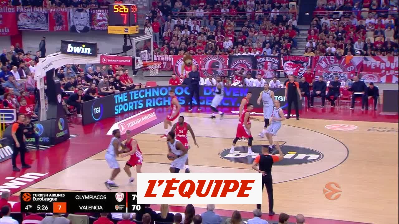 Le résumé d'Olympiakos - Valence - Basket - Euroligue (H) - Vidéo ...