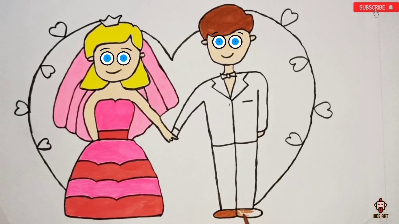 How to Draw Wedding Picture - video Dailymotion