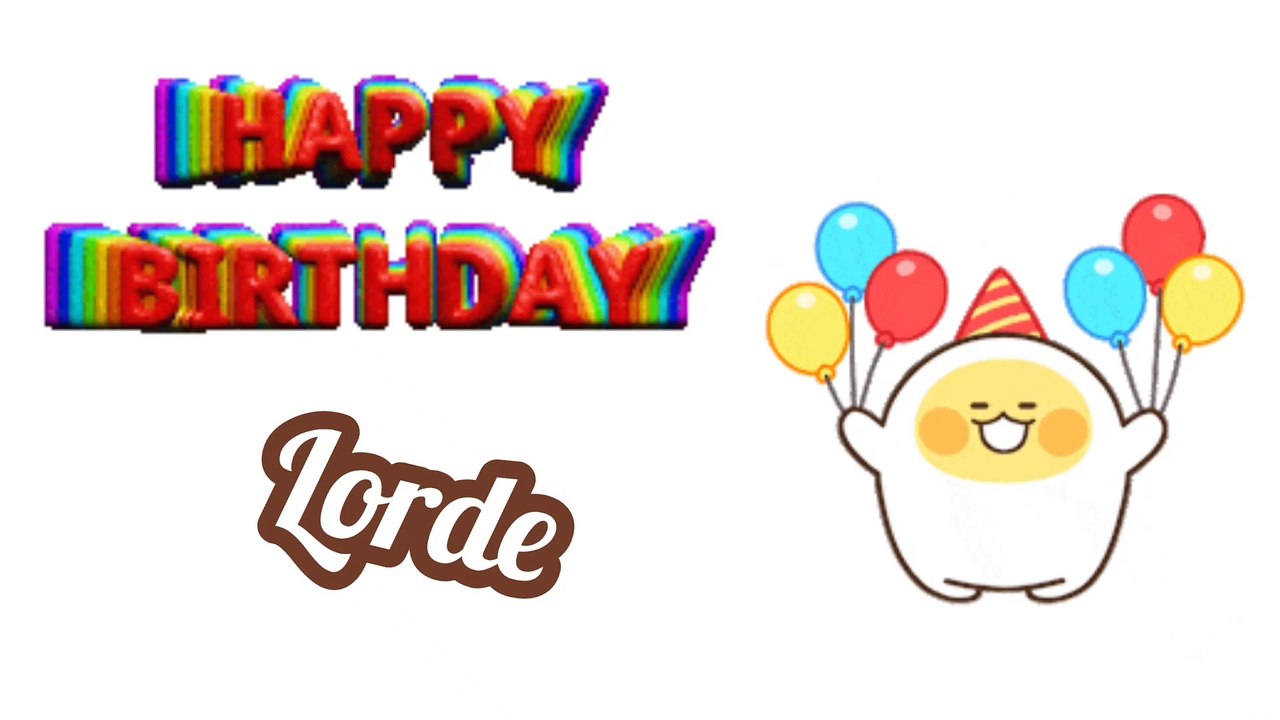 Lorde birthday song - video Dailymotion