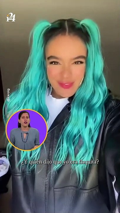 “Quién dijo que yo era flaquita”: Karol G presume con orgullo sus curvas - Vídeo Dailymotion