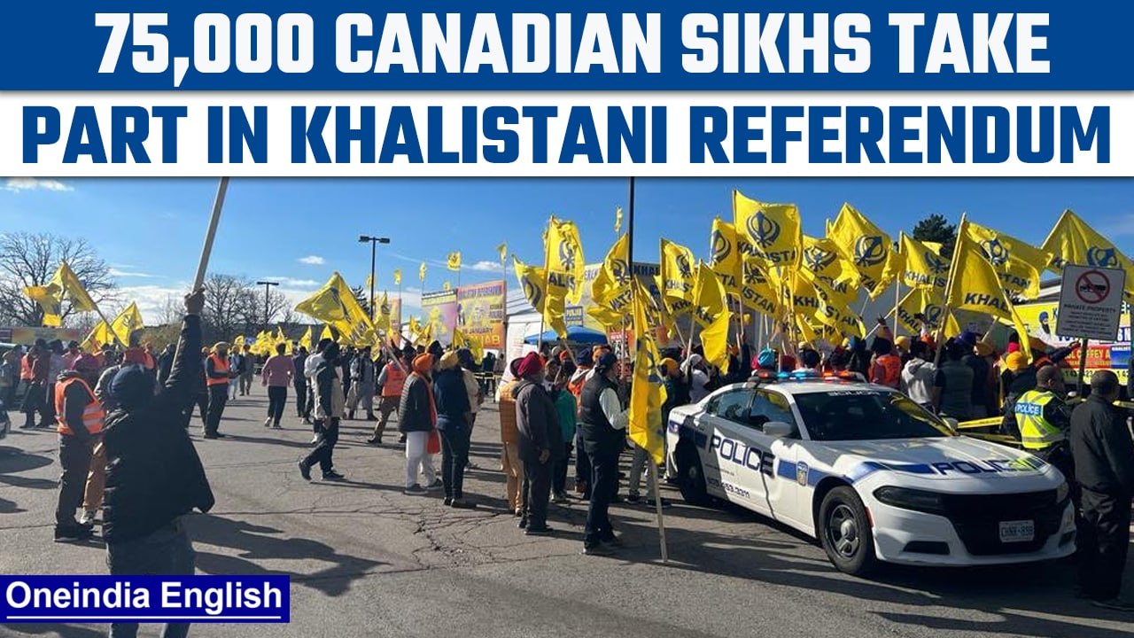 Canadian Sikhs participate in Khalistani referendum in Brampton ...