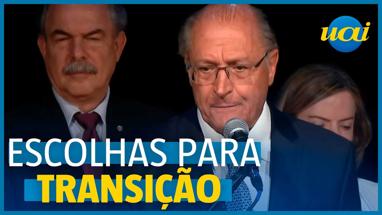 Alckmin anuncia nomes da equipe de transição de governo - Vídeo Dailymotion