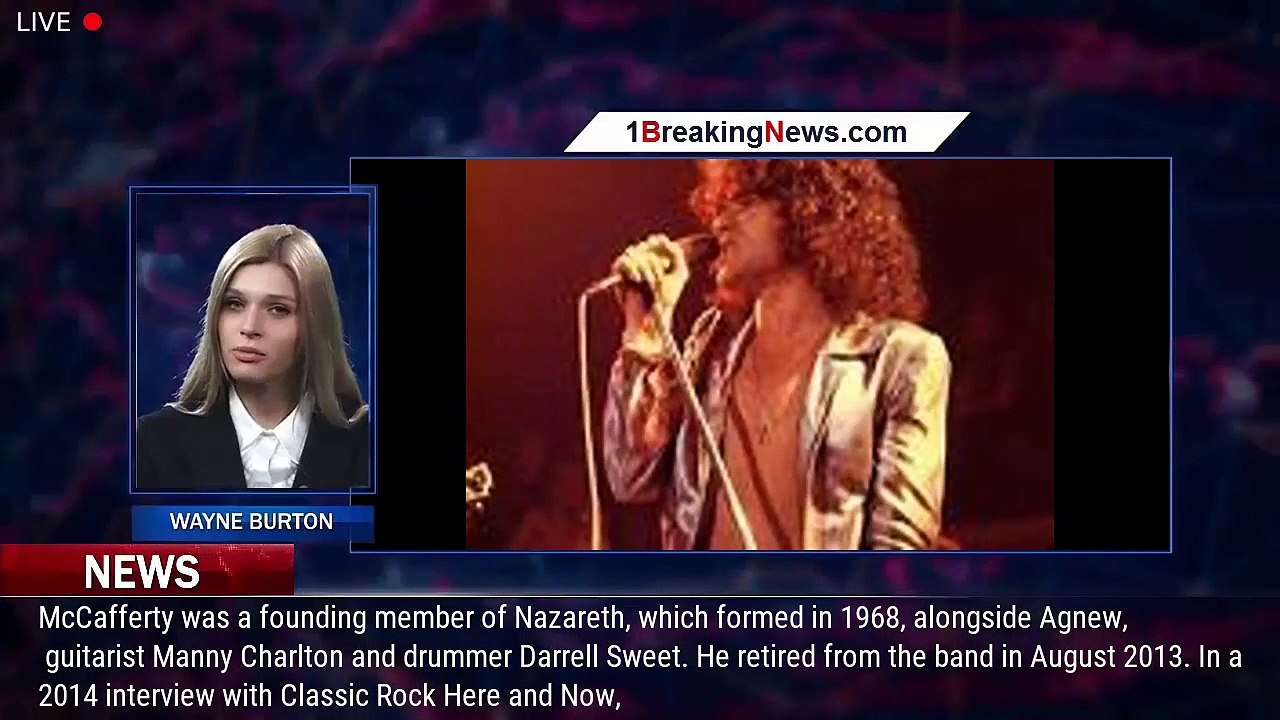 Dan McCafferty, Nazareth vocalist and founding member, dead at 76: 'One ...