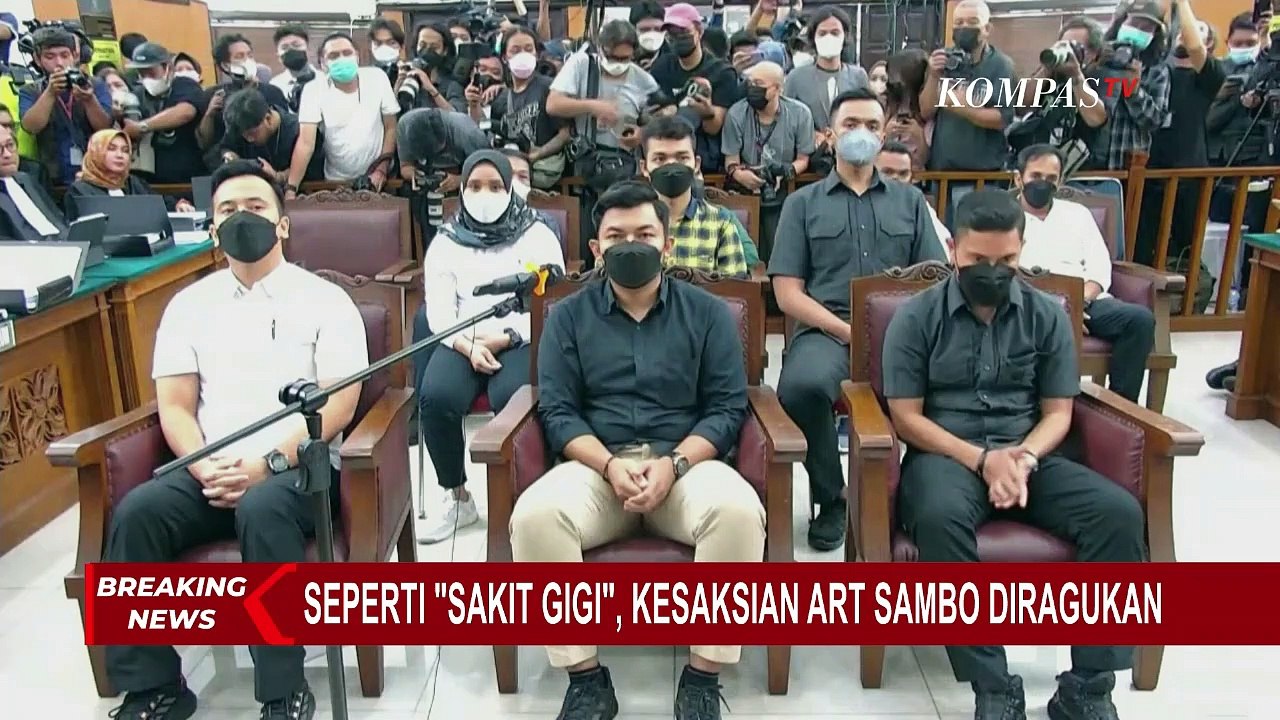 Seperti Sakit Gigi, Kesaksian ART Ferdy Sambo Diragukan di Persidangan! - Video Dailymotion