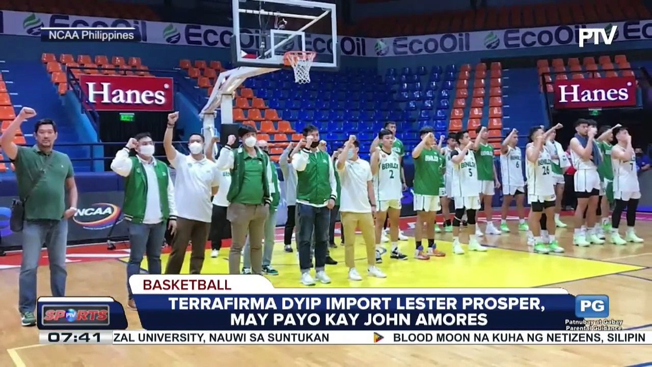 Terrafirma Dyip import Lester Prosper, may payo kay John Amores - video ...