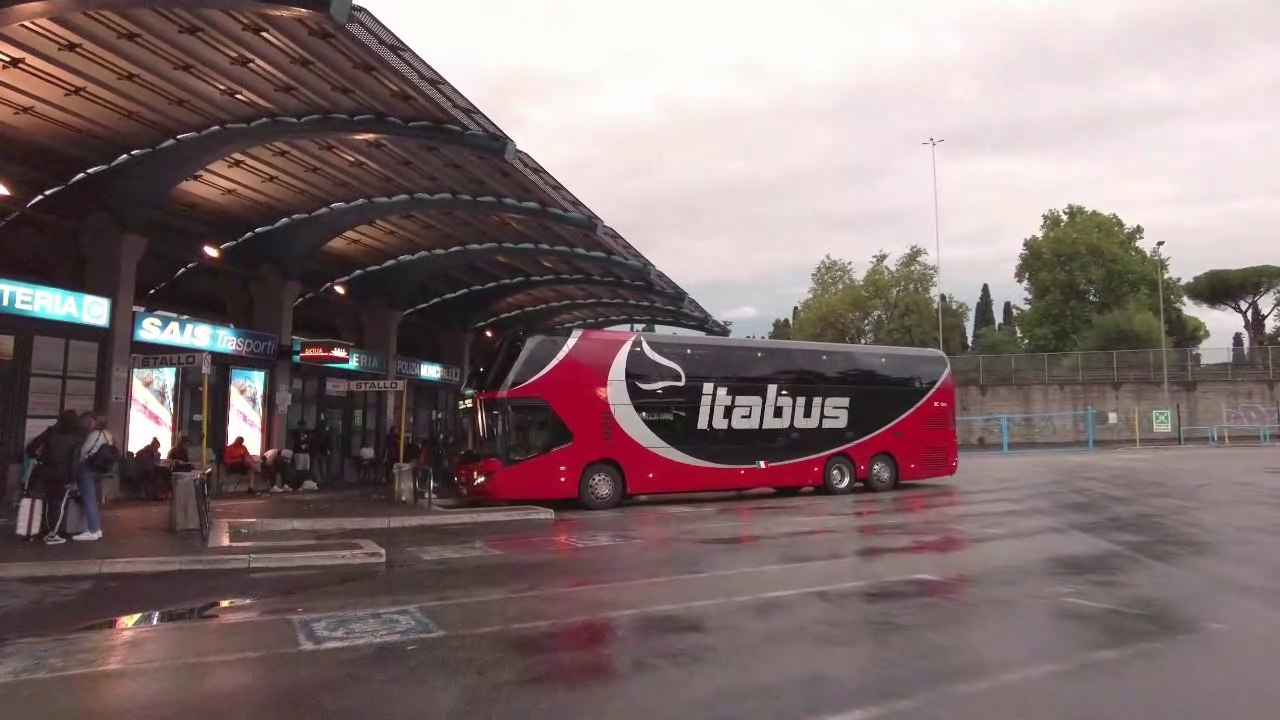 The Italian Highway | Journey Rome to Naples by Bus in Hostile Weather ...