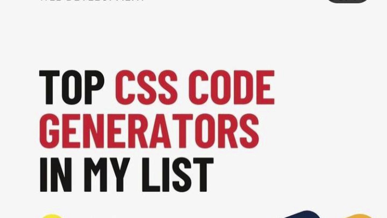 Top CSS code generator - video Dailymotion