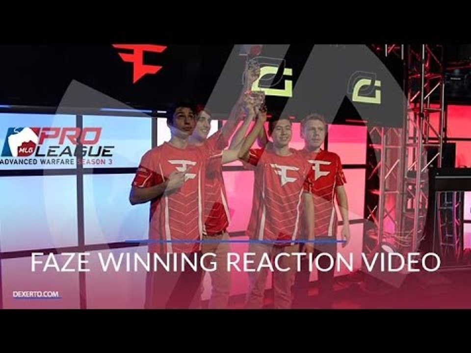 FaZe Winning MLG S3 Finals Reaction & Interview - video Dailymotion