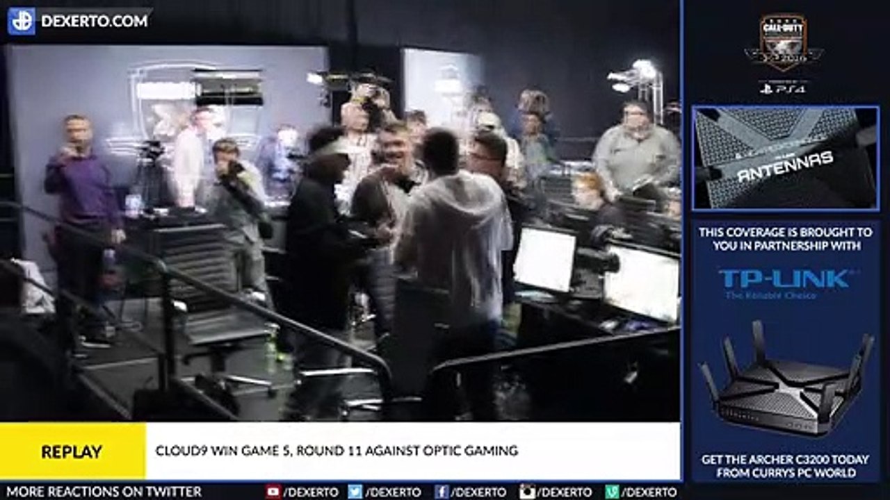 Insane Winning Reaction As Cloud9 Defeat OpTic At CoD XP - video Dailymotion
